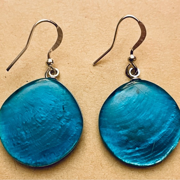 Culture Mix | Jewelry | Capiz Shell Earrings By Culture Mix Electric ...